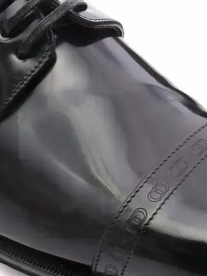 Dior Embossed-logo Leather Loafers