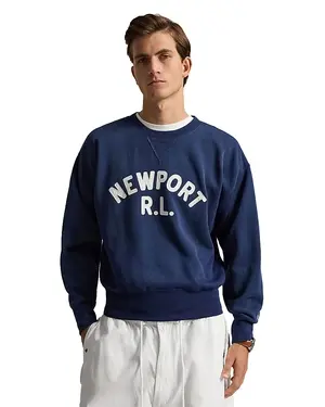 Polo Ralph Lauren Fit Fleece Graphic Sweatshirt - Navy