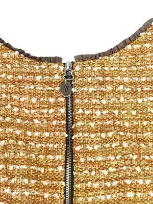 LOUIS VUITTON 2010 Tweed Sleeveless Dress