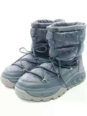 Dior Oblique Lace-up Boots