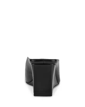 MARC FISHER LTD. Malley Pointed Toe Wedge Mules - Black