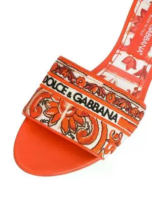 Dolce & Gabbana Mules With Majolica Embroidery