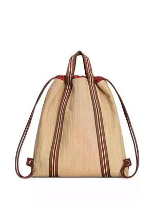 Dolce & Gabbana Essenza Backpack In Raffia