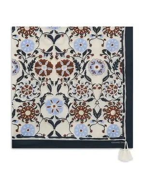 Gerard Darel Dahlia Silk Scarf - Brown