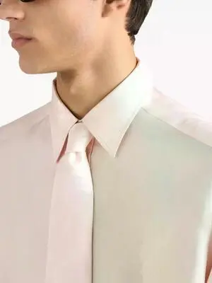 Dolce & Gabbana Martini Silk Twill Shirt - Pink