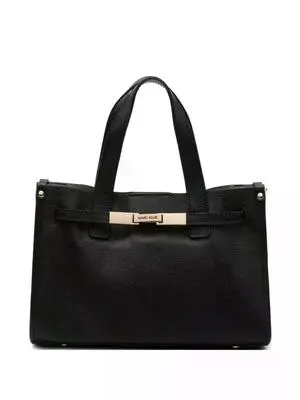 MARC ELLIS Logo Plaque Tote Bag - Black