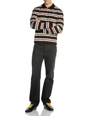 Marni Slim Fit Long Sleeve Polo Shirt