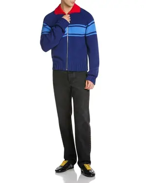 Marni Zip Front Cardigan Sweater