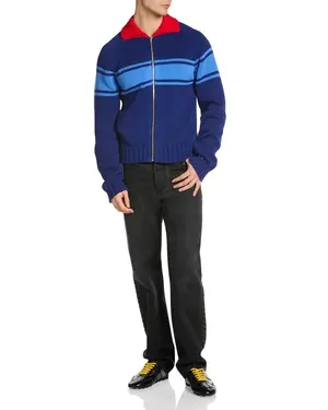 Marni Zip Front Cardigan Sweater