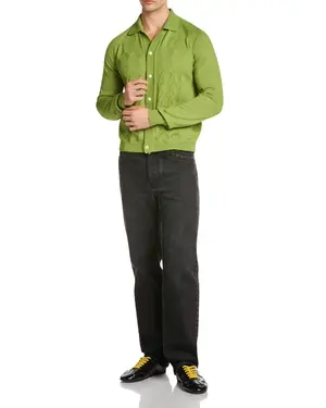 Marni Knitted Polo Cardigan