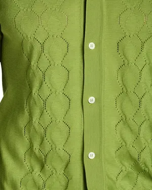 Marni Knitted Polo Cardigan