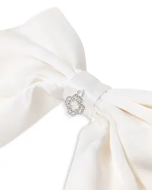 Maje Satin Silk Bow Barrette