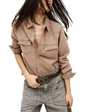 Ba&sh Jada Button Front Shirt