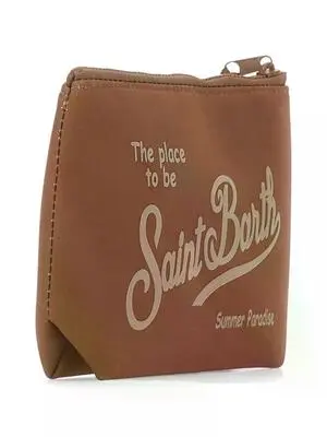 MC2 SAINT BARTH Aline Logo Print Clutch Bag