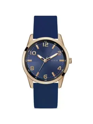 Guess Round-shape 42mm Watch - Blue