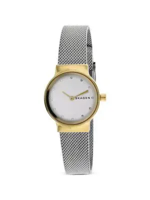 Skagen Freja Lille Mesh 26mm Watch - White