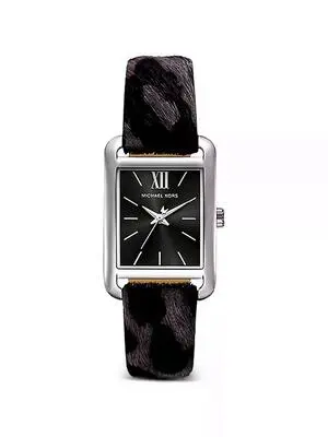 Michael Kors Monroe Rectangular Watch - Black