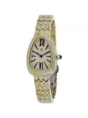 CHRISTIAN VAN SANT Bella Crystal-embellished Watch - Gold