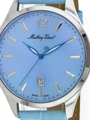 MATHEY TISSOT Urban Leather 42mm Watch