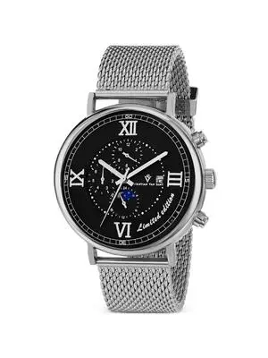 CHRISTIAN VAN SANT Somptueuse Limited Edition 46mm Automatic Chronograph Watch - Black