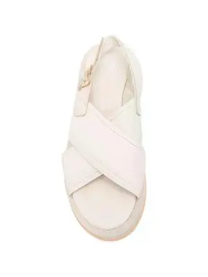 SERGIO MORETTI FIRENZE Crossover Strap Slingback Sandals
