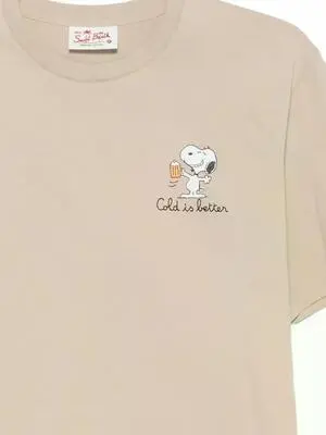 MC2 SAINT BARTH X Peanuts Portofino Graphic-print T-shirt - Neutrals