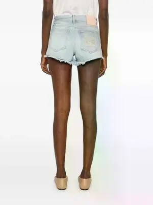 Loewe X Paula's Ibiza Frayed-edge Shorts