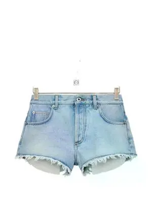 Loewe X Paula's Ibiza Frayed-edge Shorts