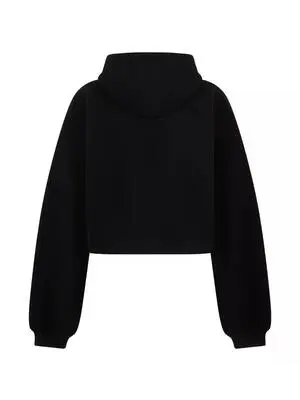 THE MANNEI Cropped Drawstring Hoodie