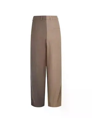 Bouguessa Zelda Two-tone Pleated Trousers