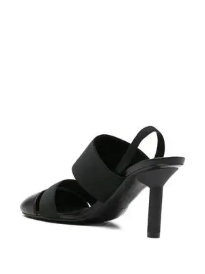 ALAINPAUL Slingback Elasticated-strap Heeled Pumps