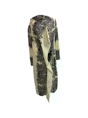 Roland Mouret Printed Draped Dress - Neutrals