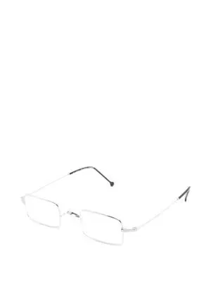 STEPPER EYEWEAR Rectangle Frame Eyeglasses - Silver