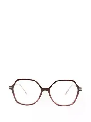 S2S Geometric Frame Eyeglasses - Red
