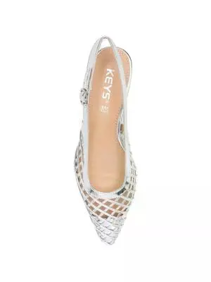 KEYS Caged Slingback Sandals