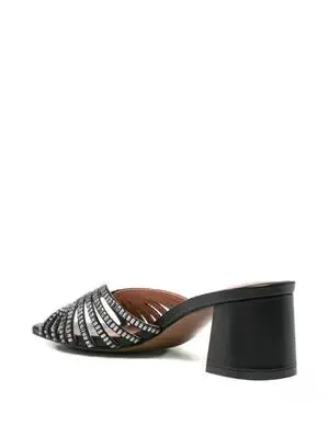 BIBI LOU Serabi Crystal-embellished Caged Sandals