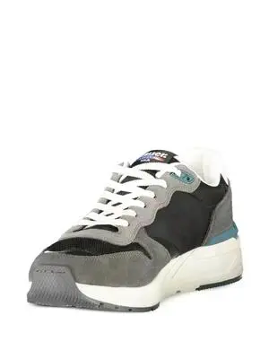 BLAUER. Paneled Lace-up Sneakers