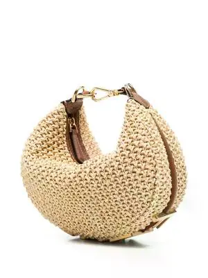Fendi Mini Raffia Tote Bag