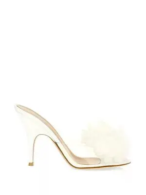 GIANVITO ROSSI Igea Floral Appliqué Stiletto Sandals
