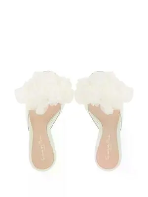 GIANVITO ROSSI Igea Floral Appliqué Stiletto Sandals