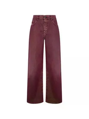DIESEL® High-waisted Wide-leg Jeans