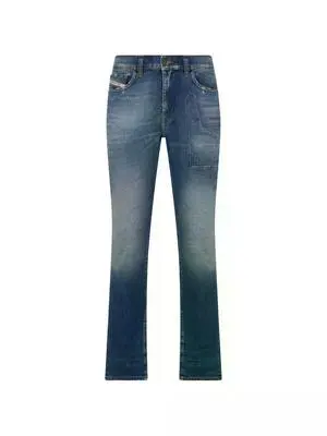 DIESEL® Distressed Straight-leg Jeans - Blue