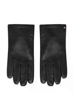 Tommy Hilfiger Logo Plaque Gloves - Black