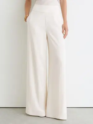 REISS Clover Wide-leg Suit Trousers