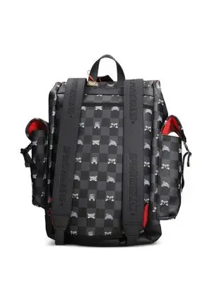 SPRAYGROUND Check Pattern Shark Mouth Backpack