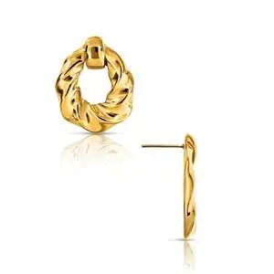 ELLIE VAIL JEWELRY Colter Twist Knocker Earrings - Gold