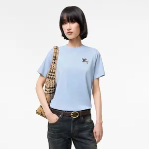 Burberry Knight Check Cotton T-shirt