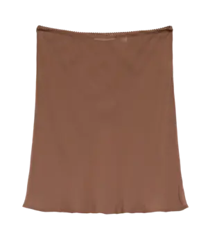 DÔEN Mini Skirt Slip - Carob