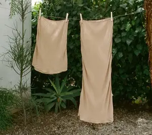 DÔEN Long Skirt Slip - Sand Dollar