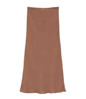 DÔEN Long Skirt Slip - Carob